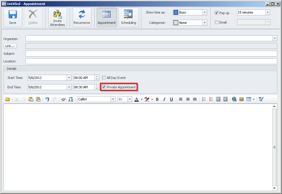 How Do I Create A Private Or Public Appointment InfoFlo Solutions